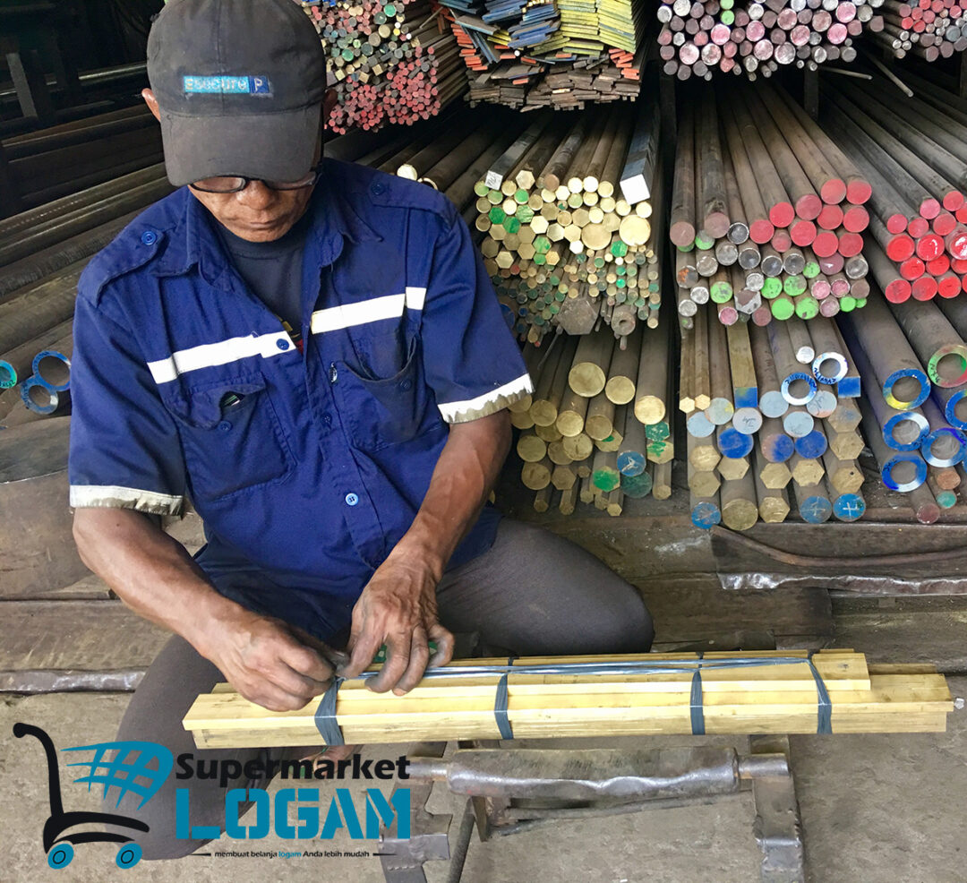 Bronze Stainless Steel Kuningan Besi Baja Tembaga Aluminium Teflon ...